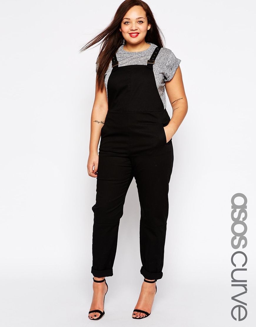 ASOS CURVE - Salopette en sergé - ASOS Curve - Pickture