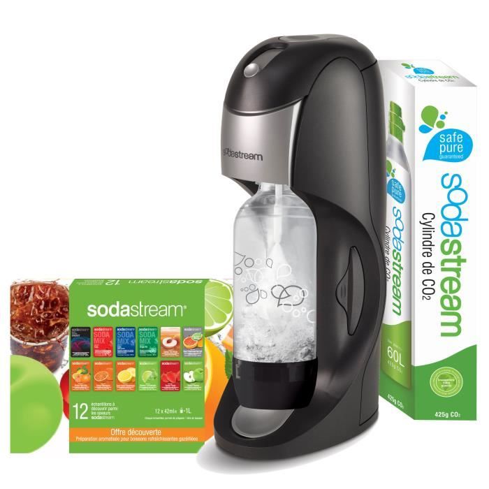 Pack Sodastream Découverte Dynamo Noir - Sodastream - Pickture
