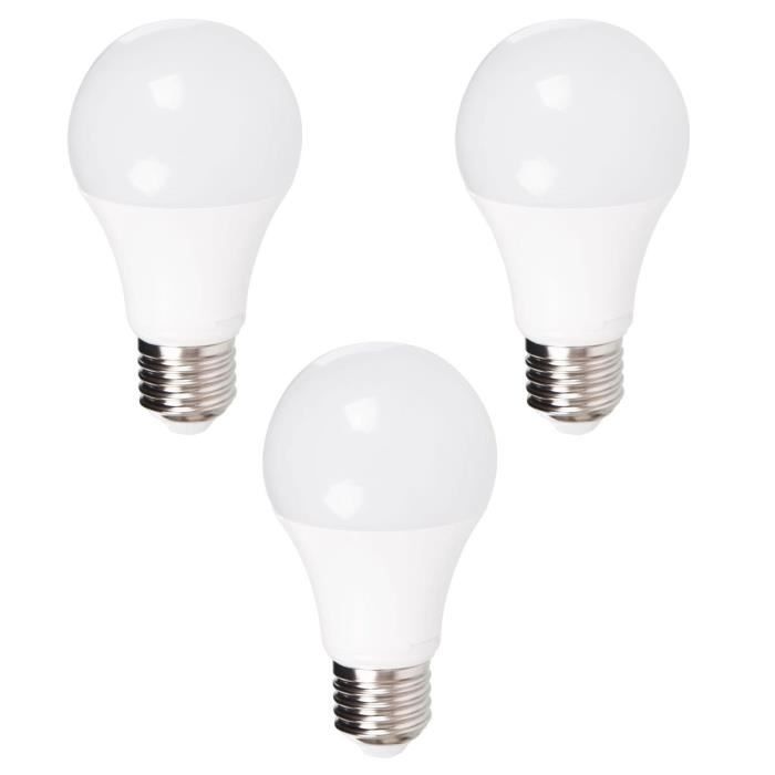 MACADAM LIGHTING Lot de 3 ampoules LED E27 Std 7W - MACADAM LIGHTING ...