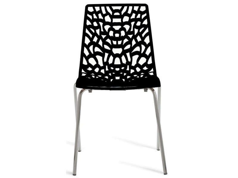 Chaise GROOVE 2 coloris noir - Conforama - Pickture