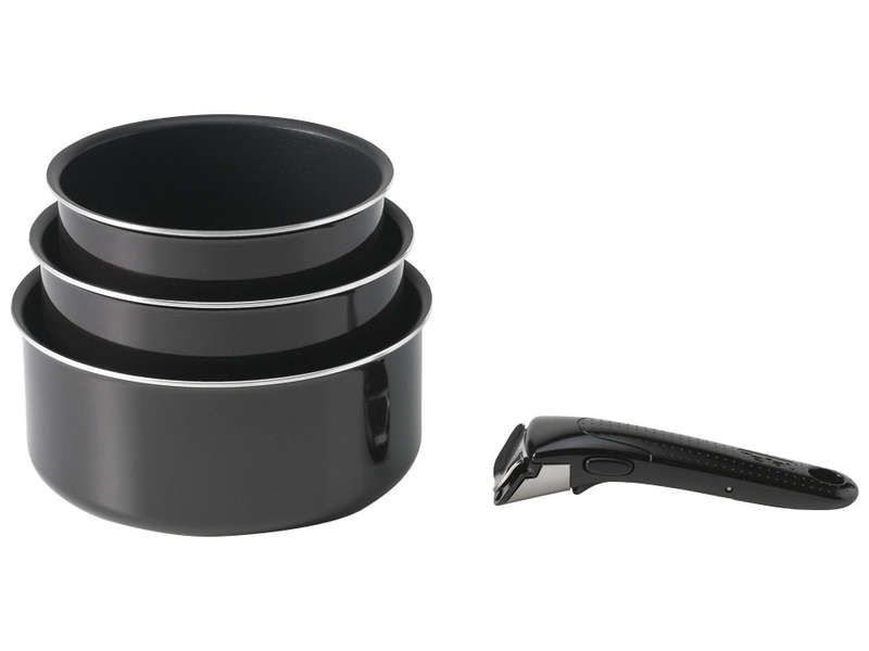 Lot de 3 casseroles + 1 poignée SEB INGENIO - Conforama - Pickture