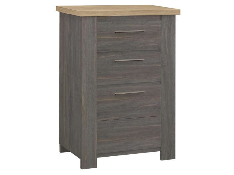 Meuble de rangement bicolore TOSCANE GRIS - Conforama - Pickture