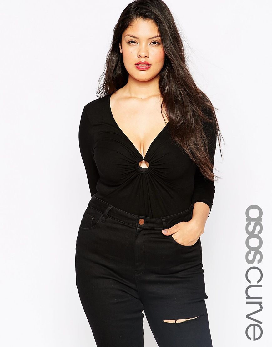 ASOS CURVE - Body orné d'un anneau - ASOS Curve - Pickture